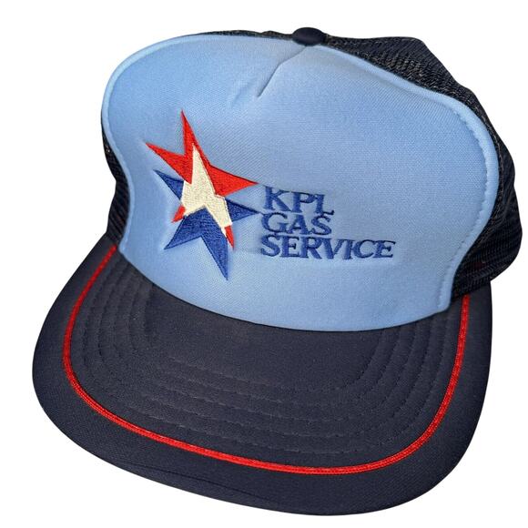 Unbranded | Accessories | Vintage Kpl Gas Service Oil Trucker Hat ...